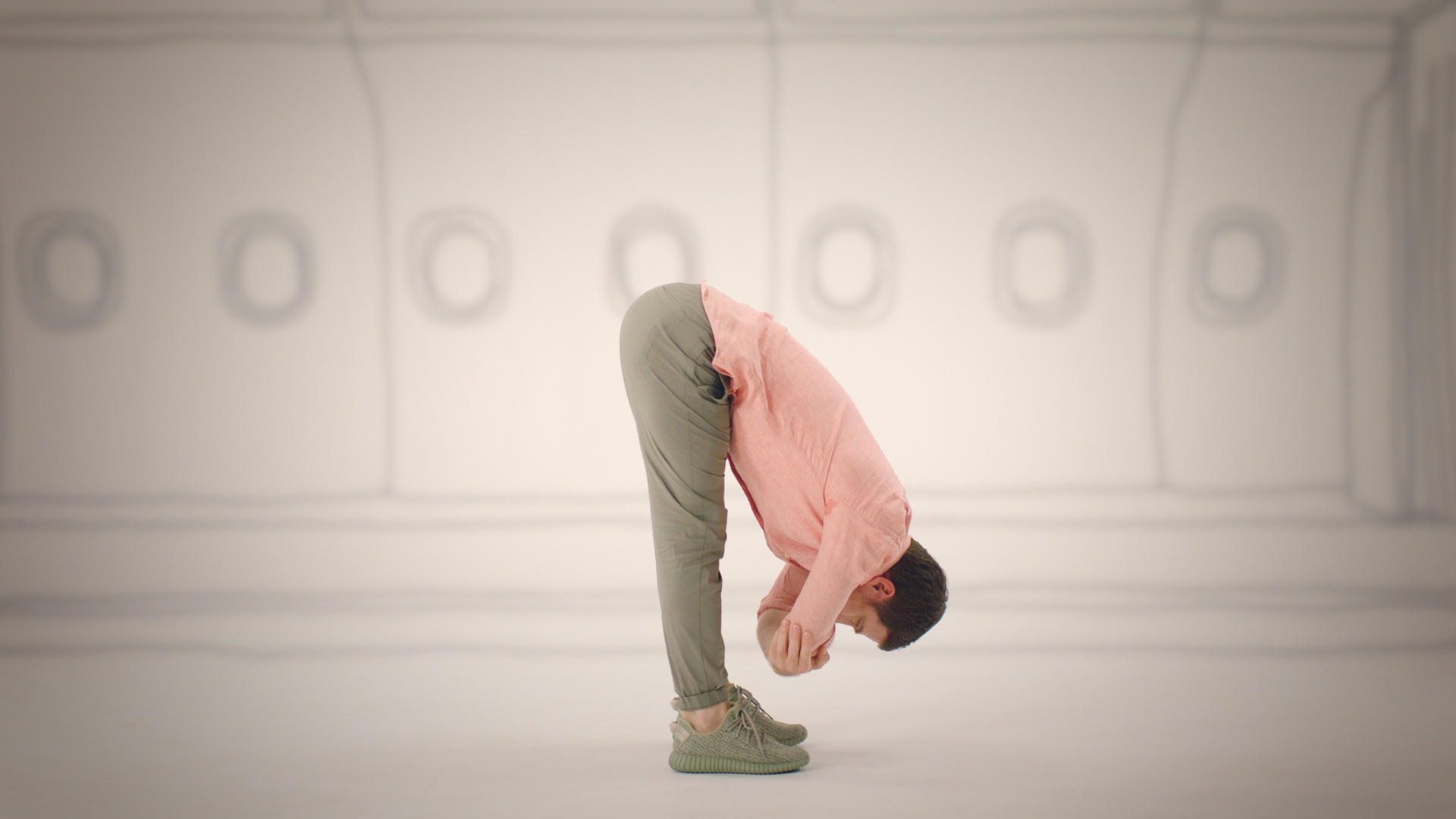 Here's the Best Way to Do Yoga on An Airplane — Best Life