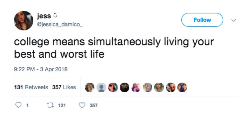 20 Hilarious Tweets Every College Student Can Relate To