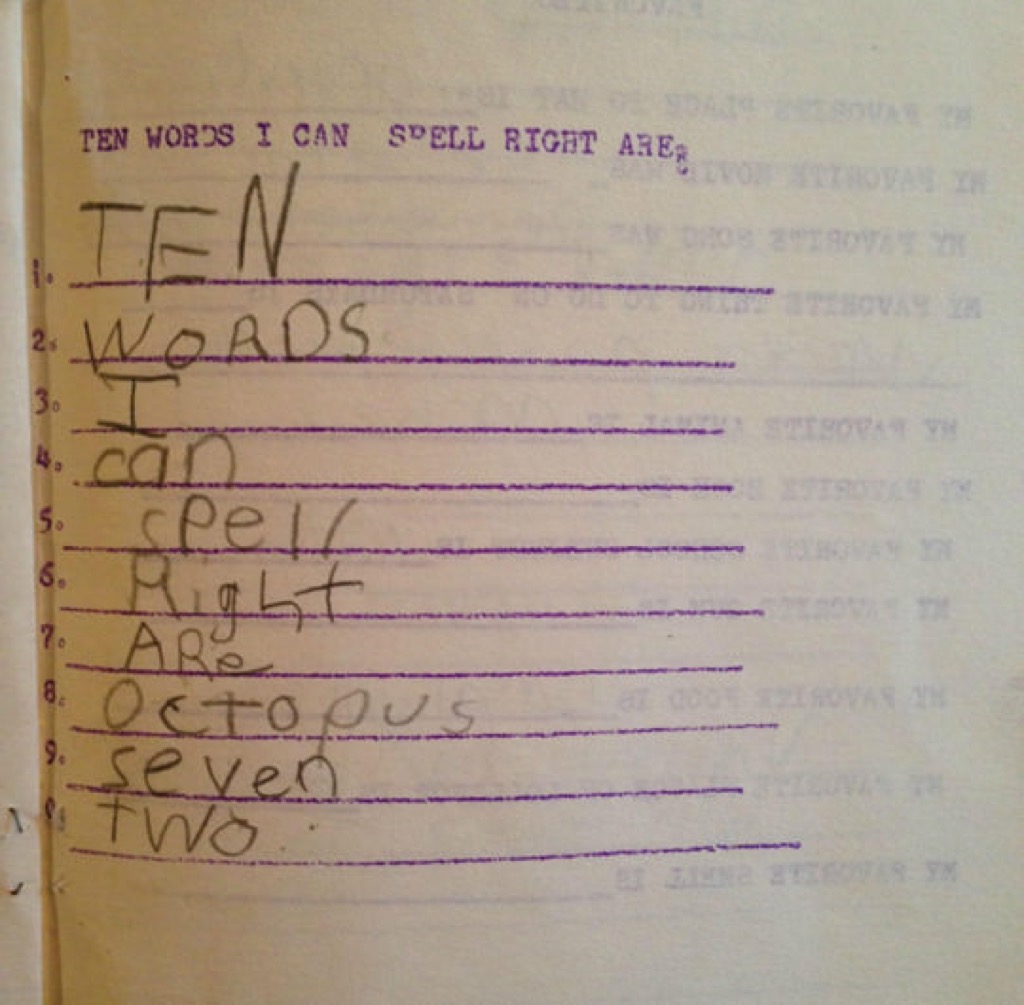 20 Hilarious Assignments Kids Have Turned in to Their Teachers — Best Life