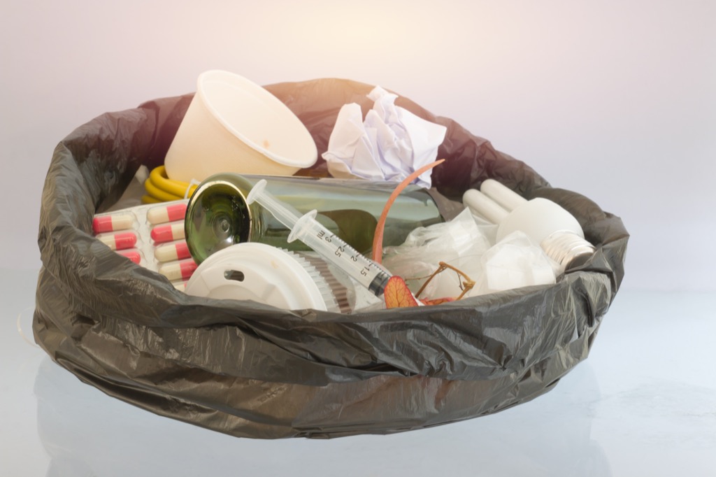 30 Surprising Things You Should Never Put in the Garbage — Best Life
