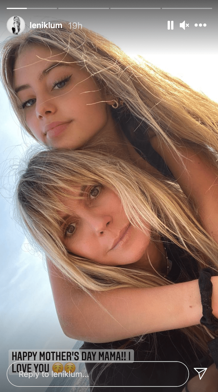 See Heidi Klum's Daughter Leni Looking Like Her Twin in New Selfies