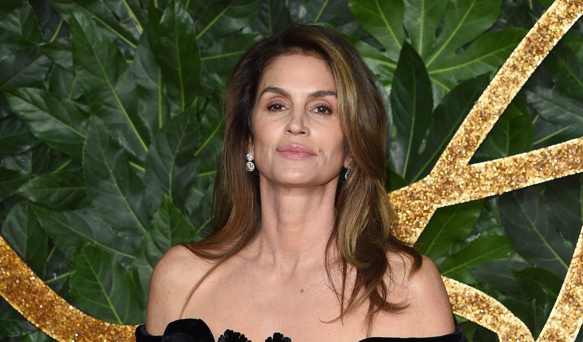 See Cindy Crawford Return to the Runway in a High-Slit Gown