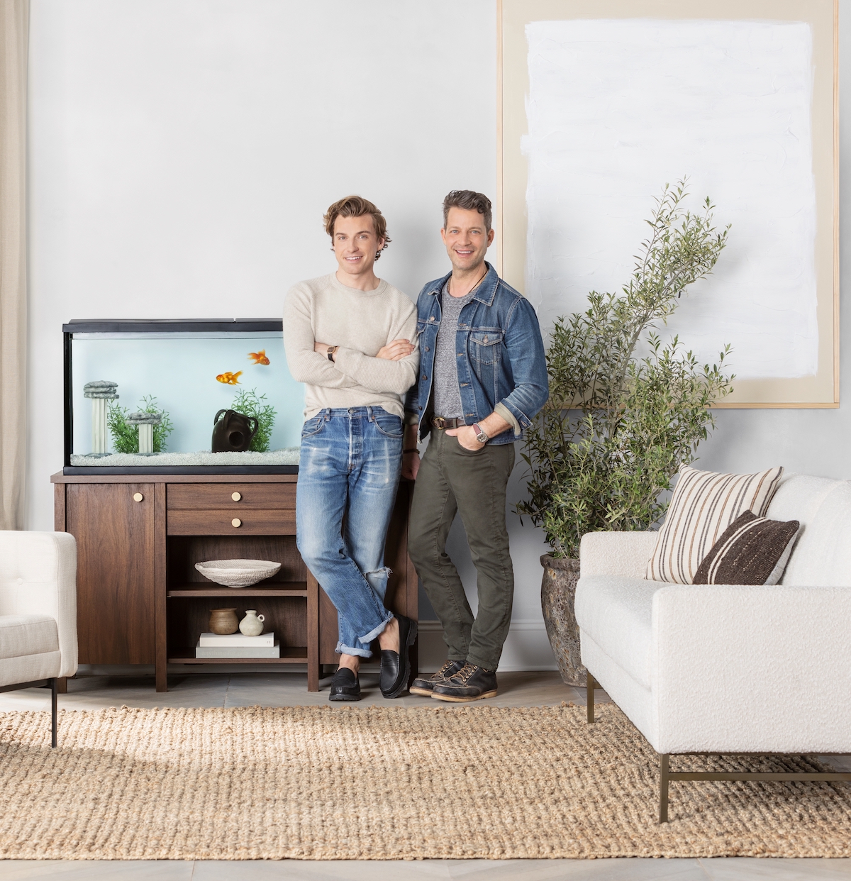 Nate Berkus & Jeremiah Brent Are Selling Couches for Guinea Pigs