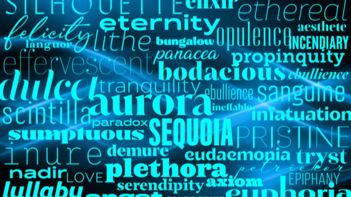 The 60 Most Beautiful Words in the English Language