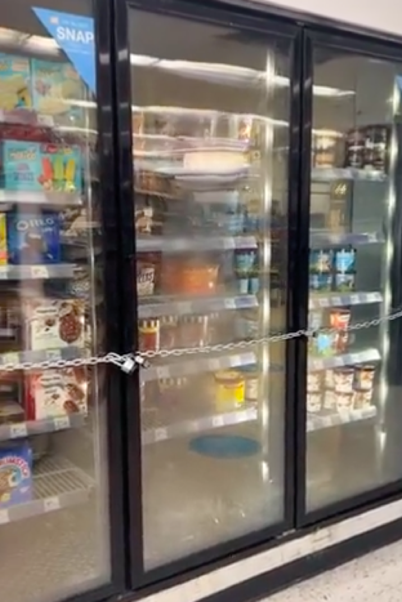 Walgreens Store Fights Shoplifting by Chaining Freezer