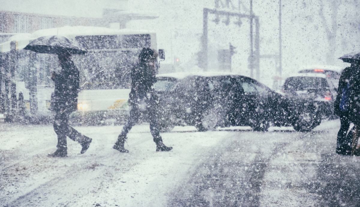 Winter Storm Hitting This Weekend—How Much Snow You'll Get — Best Life