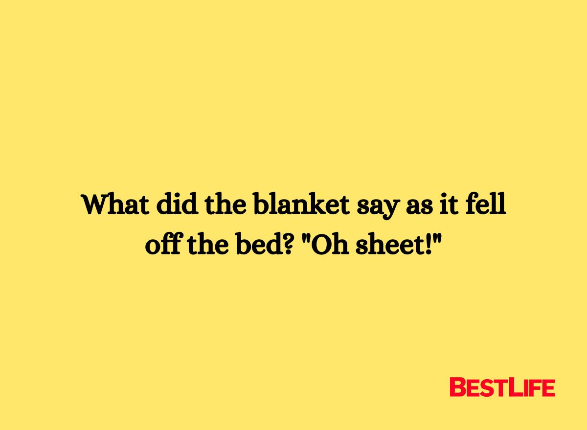 250 Bad Jokes So Dumb They're Actually Funny — Best Life