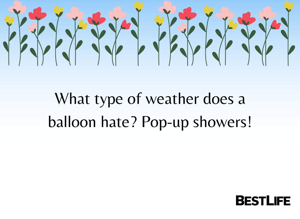 87 Spring Jokes Guaranteed to Help Melt the Ice — Best Life