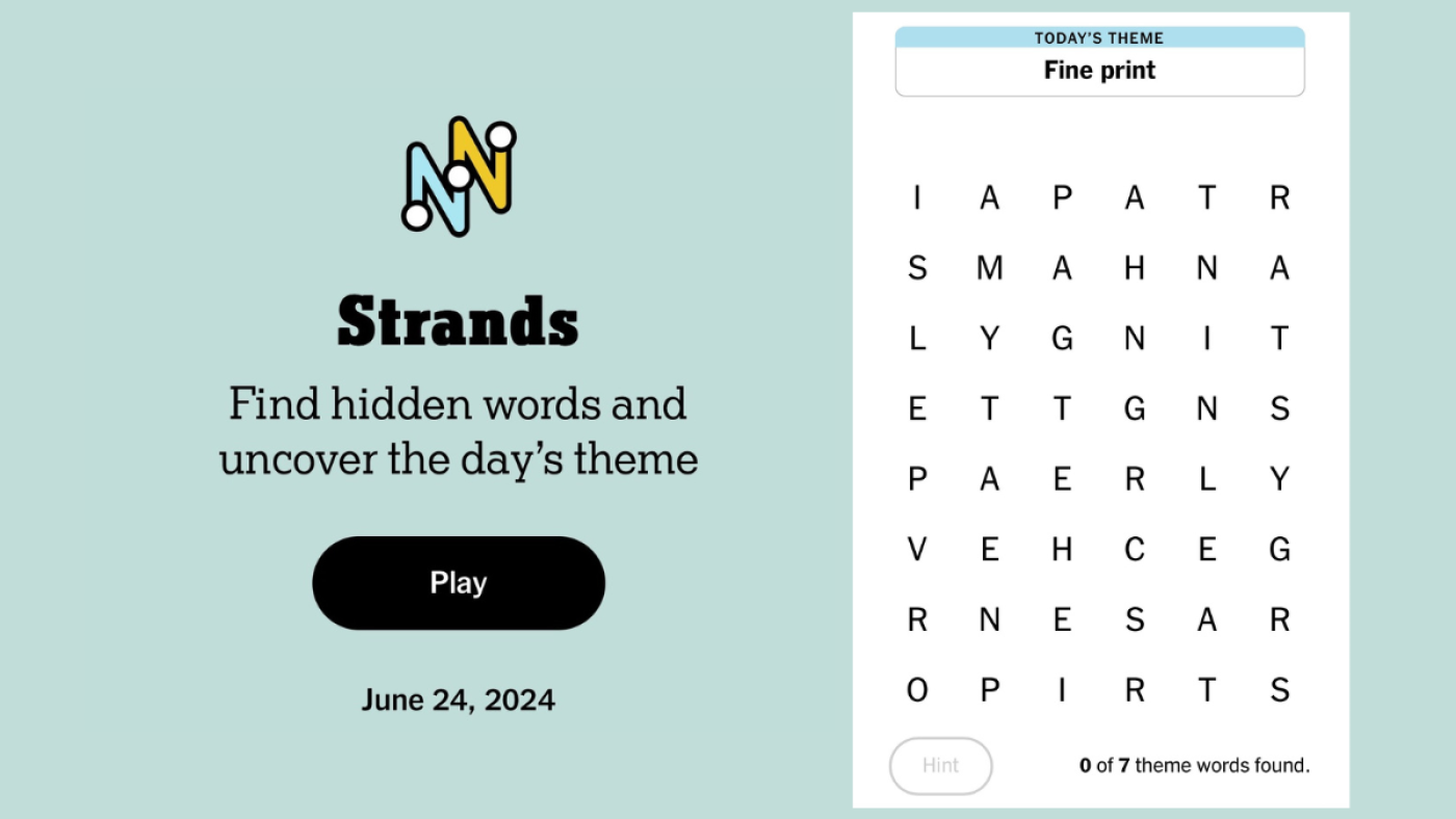 How to Play the NYT’s Strands: The New Wordle Game Alternative — Best Life