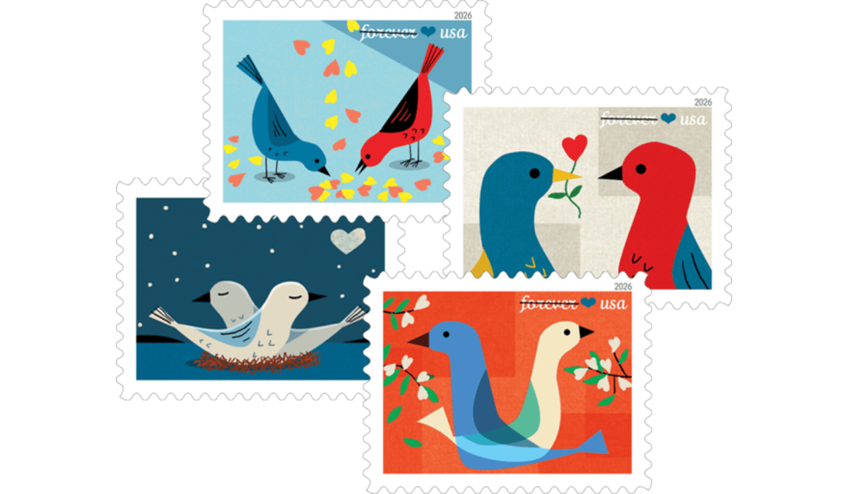 6 New USPS Stamps Hitting Post Offices This January — Best Life